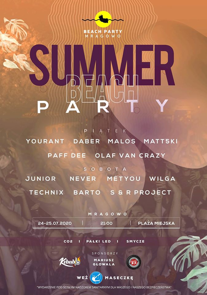 Summer Beach Party 2020 - Informacja Turystyczna w Mrągowie
